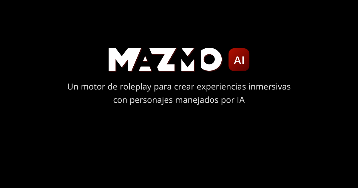 Roleplay IA - MAZMO